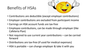 Health Savings Accounts (HSA's) - Some Interesting Facts | PPT