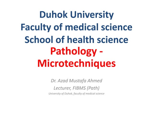 Introduction to pathology | PDF | Diseases and Conditions | Medical Health