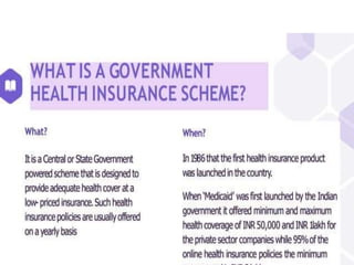 Government health care scheme in India PMJAY, MCH, JSY | PPTX