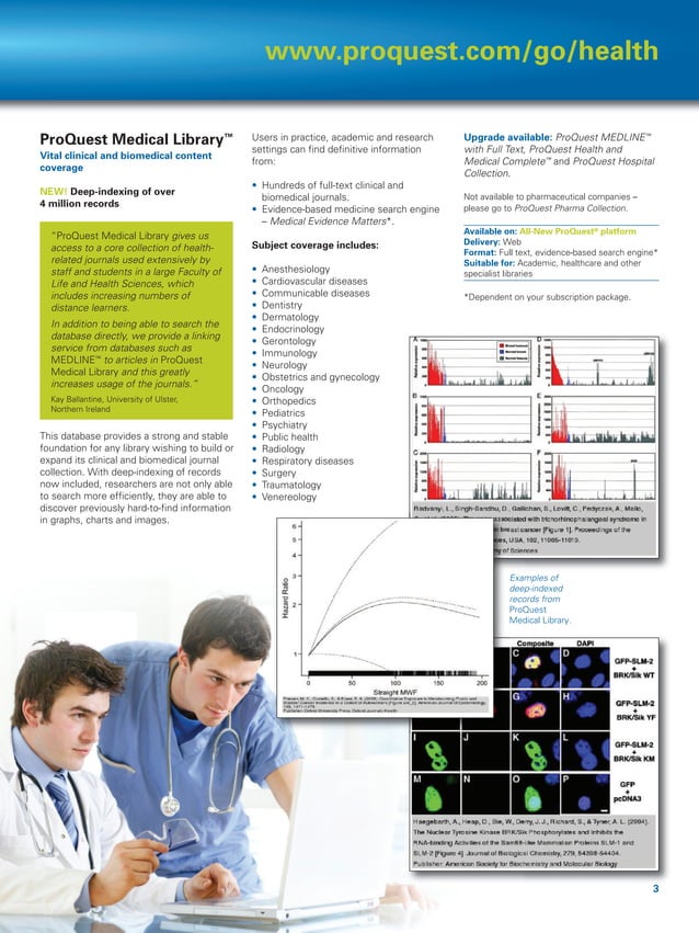 ProQuest Health Sciences Brochure | PDF
