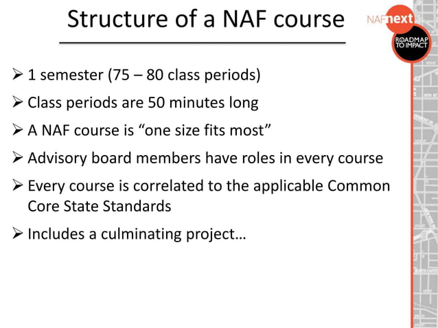 Overview of the NAF Health Sciences Curriculum | PPT