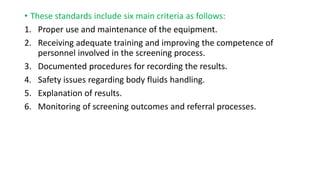 Health screening services | PPTX