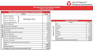 Health screening testing panel | PPT