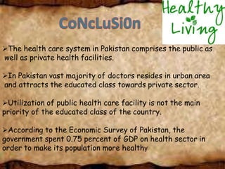 Health Sector & Diseases in Pakistan | PPTX