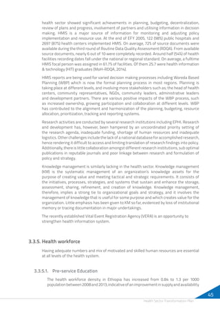 Ethiopian Health Sector Transformation Plan | PDF