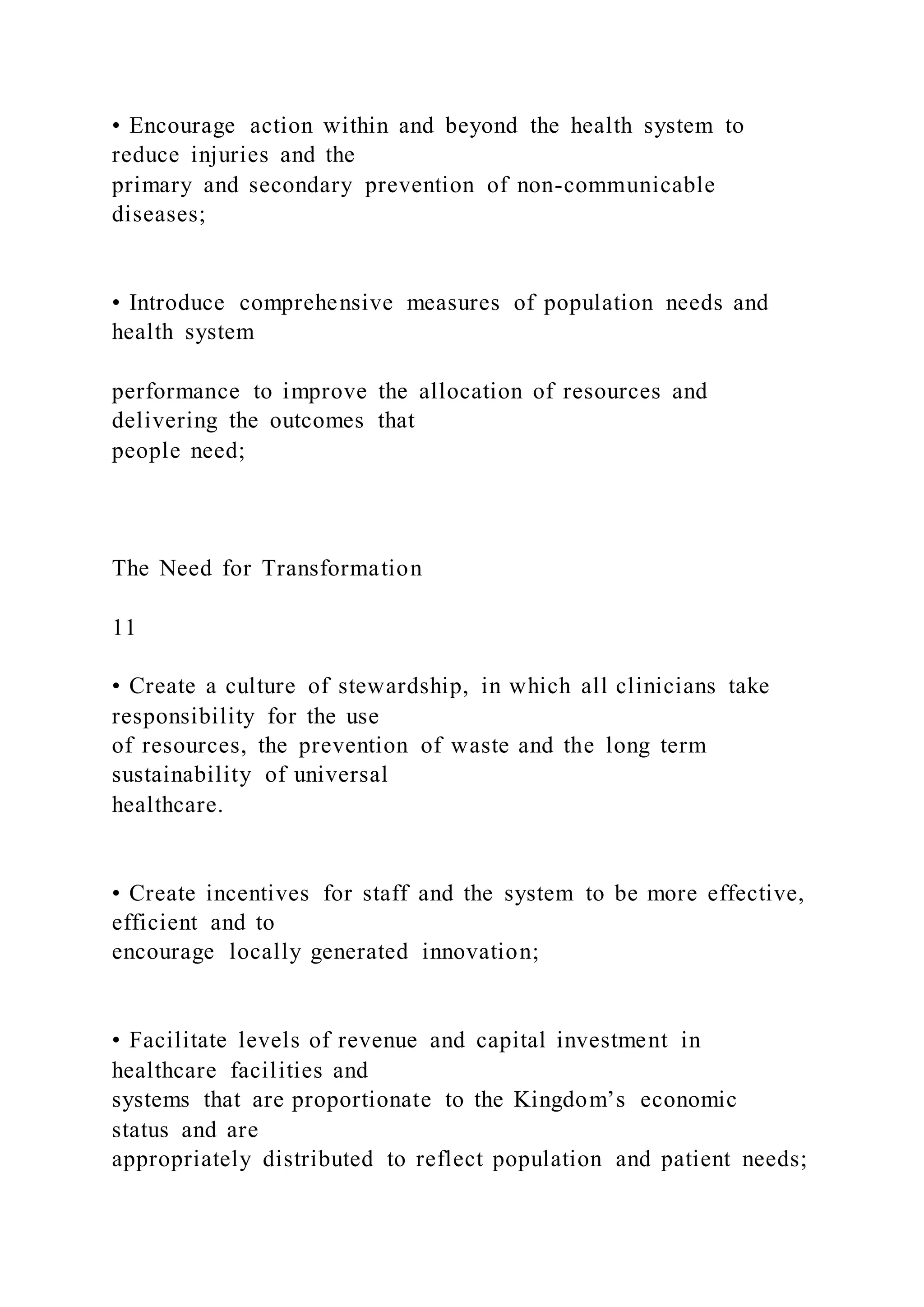 Health Sector Transformation StrategyV.3 | PDF