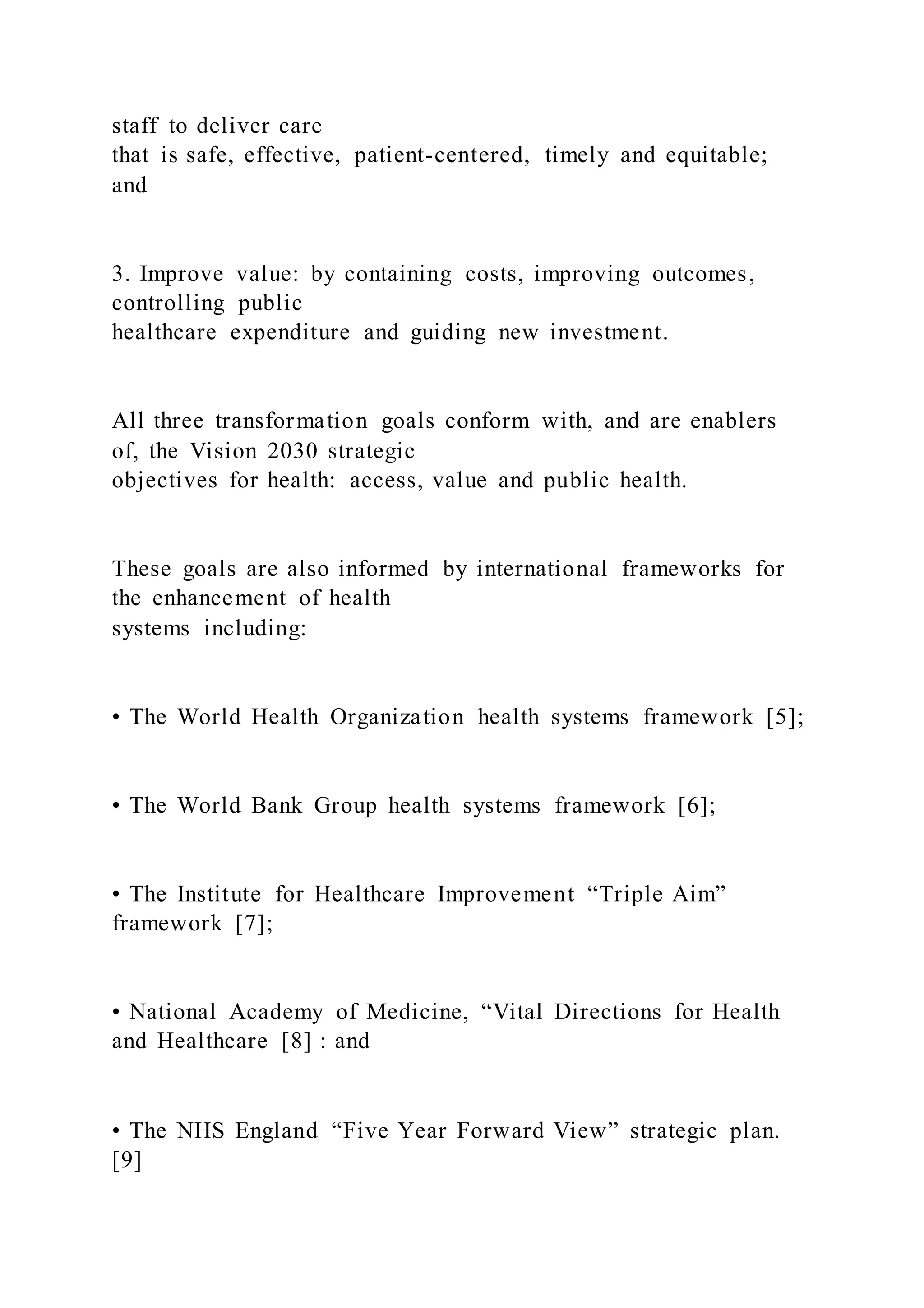 Health Sector Transformation StrategyV.3 | PDF