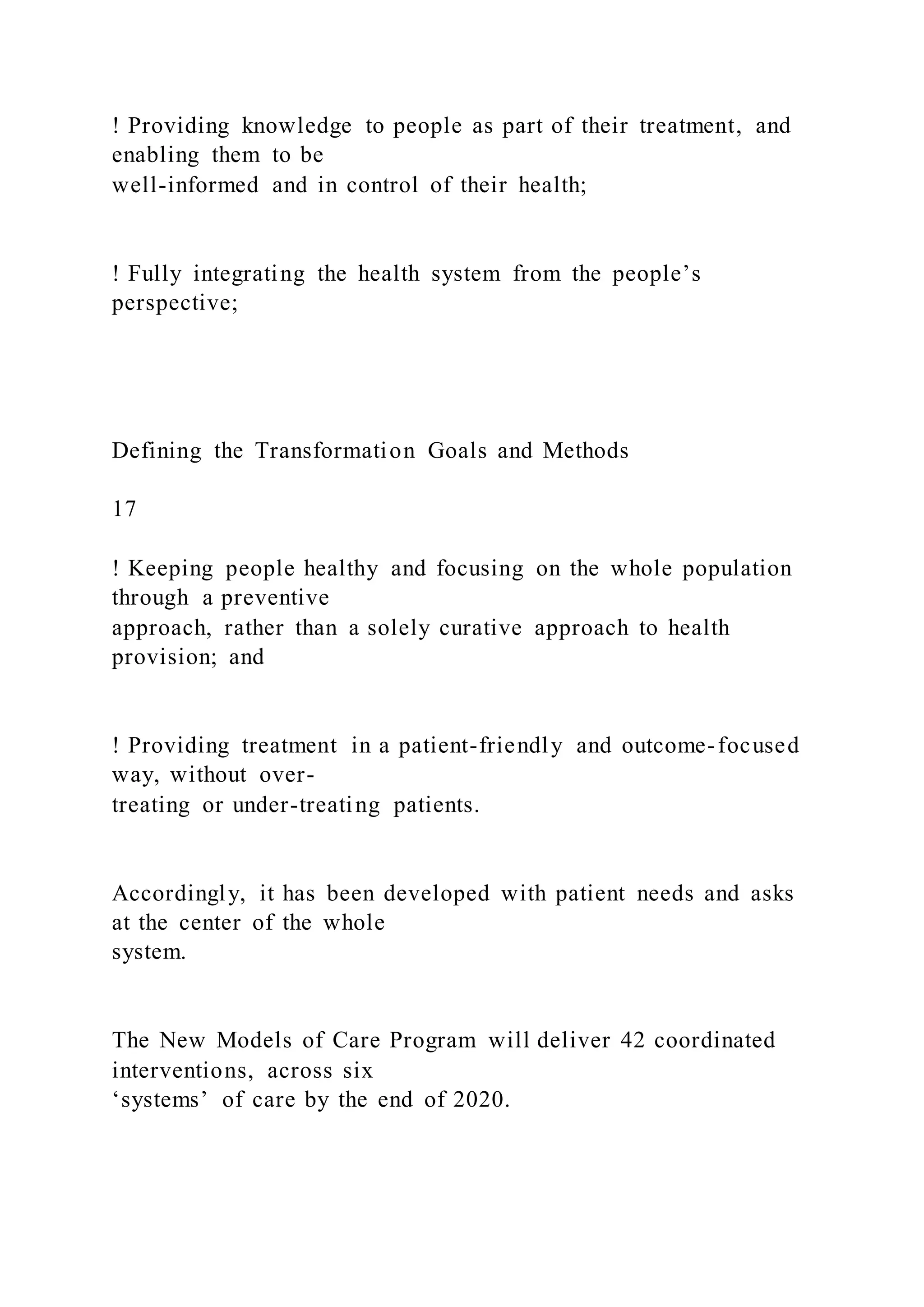 Health Sector Transformation StrategyV.3 | PDF