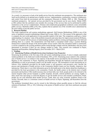 Health service from catchment area perspective | PDF