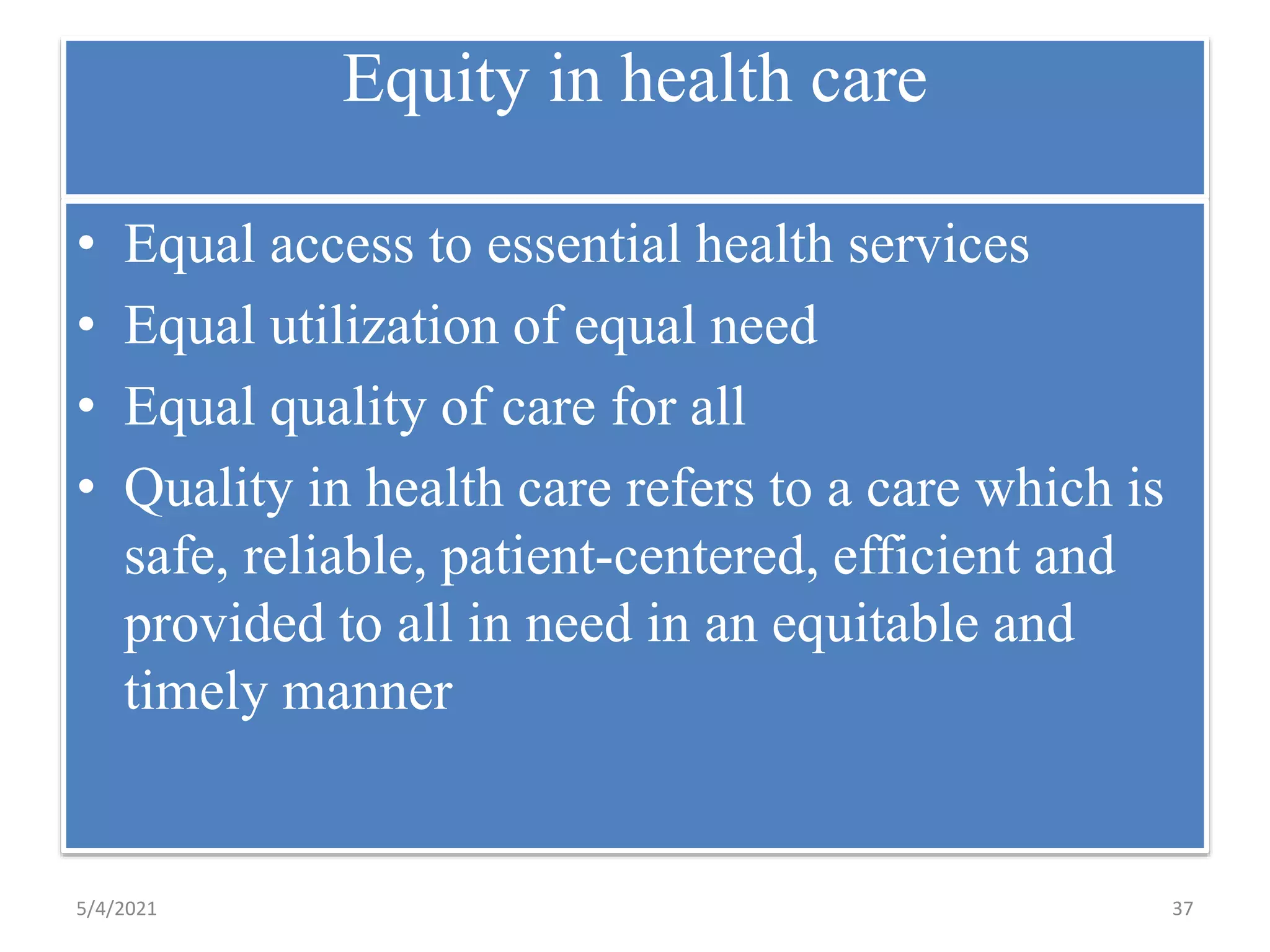 Health service management | PPTX