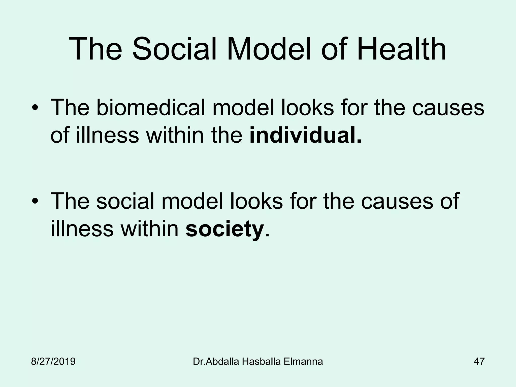 Health Sociology | PPT
