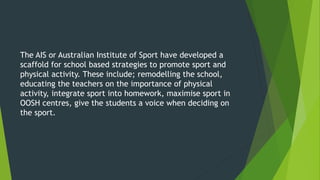Health, sport and physical activity | PPTX