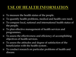 Health statisitic | PPTX