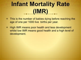 Health Statistics and their Meanings | PPTX