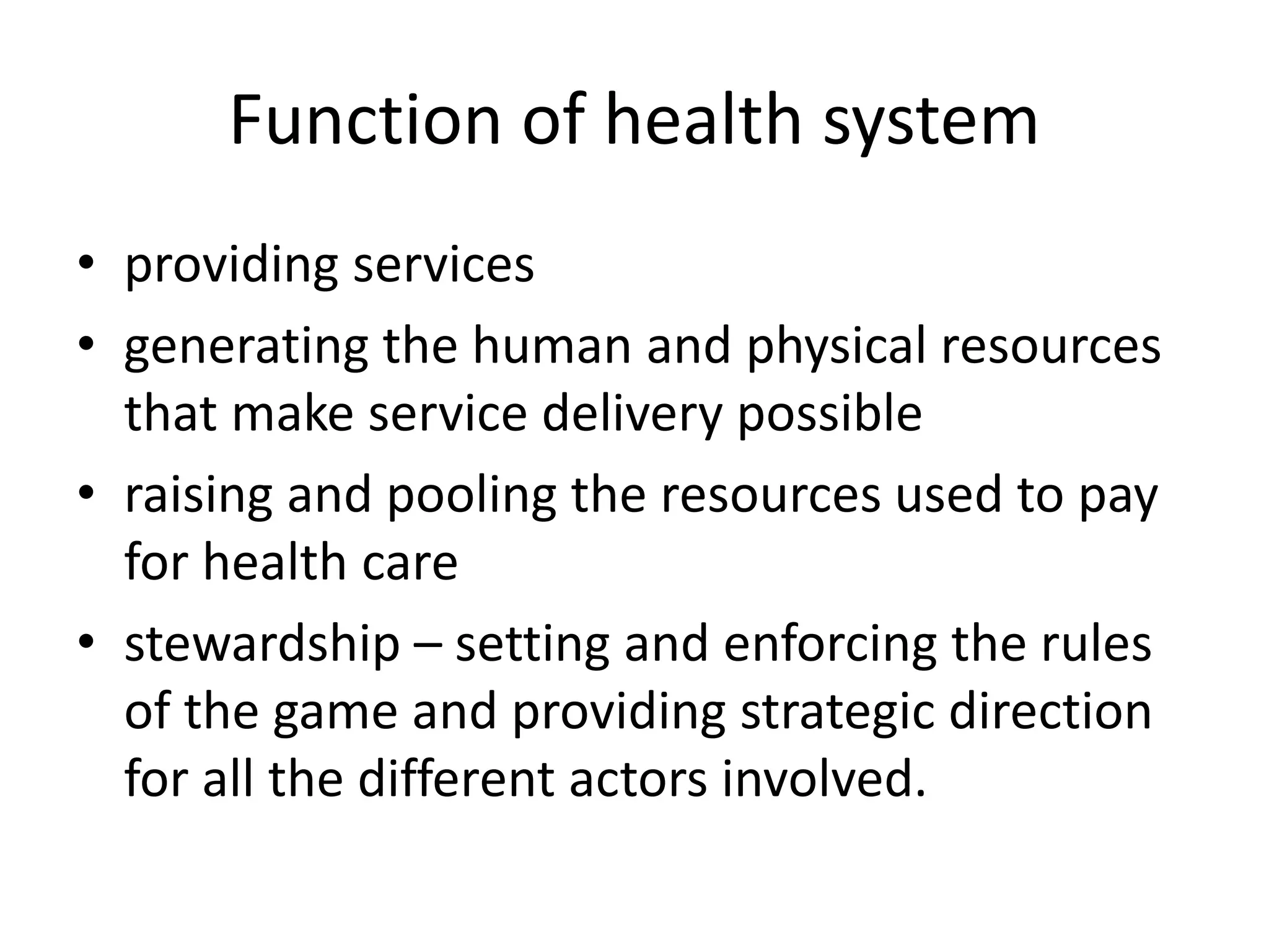 Health system | PPTX