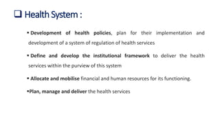Health System in India | PPTX
