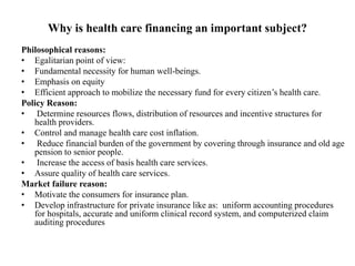 Health system and financing | PPTX