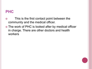 Health system at central, state and local levels, i | PPTX