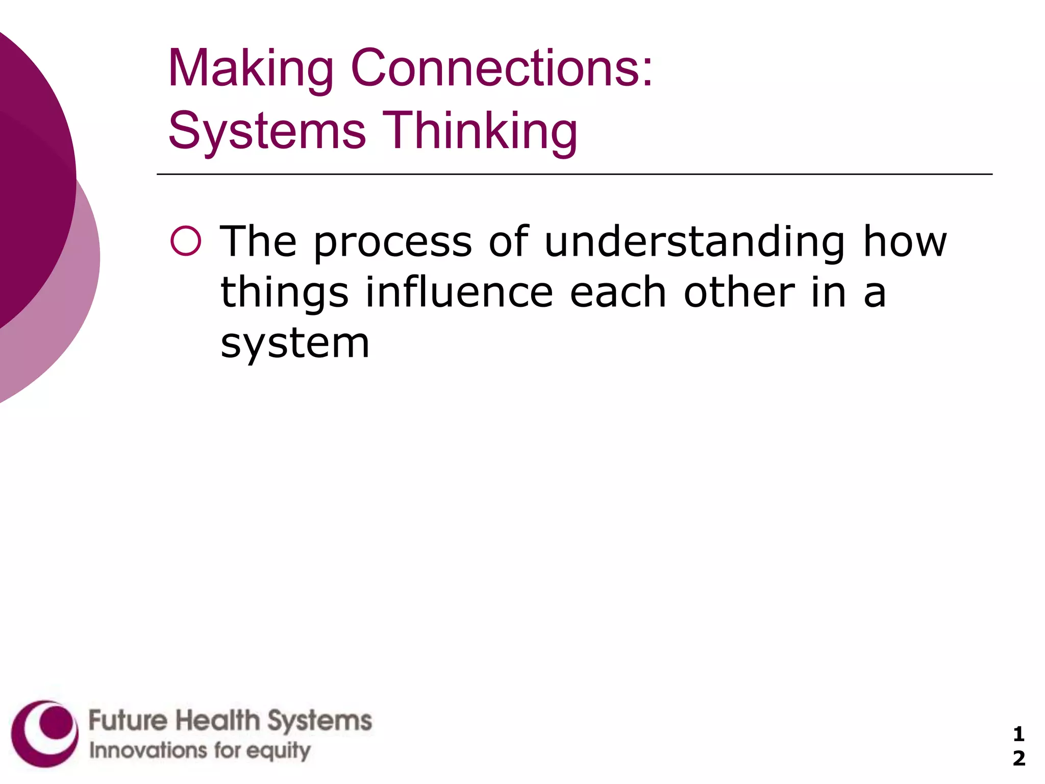Health system elements | PPTX
