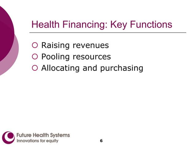 Health system elements | PPTX