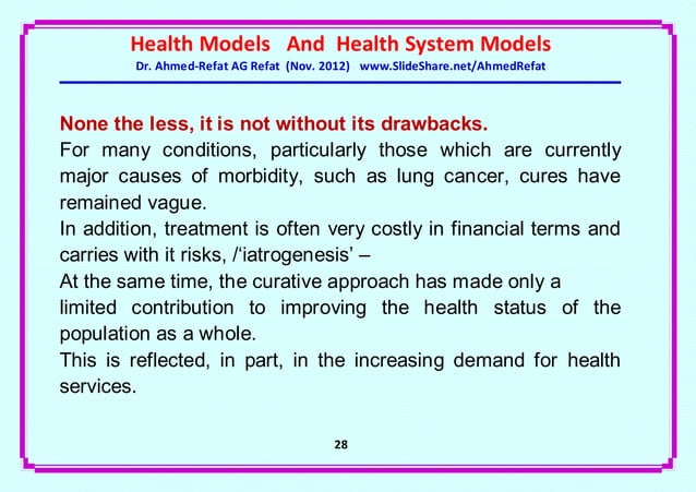 Health system models-an overview | PDF