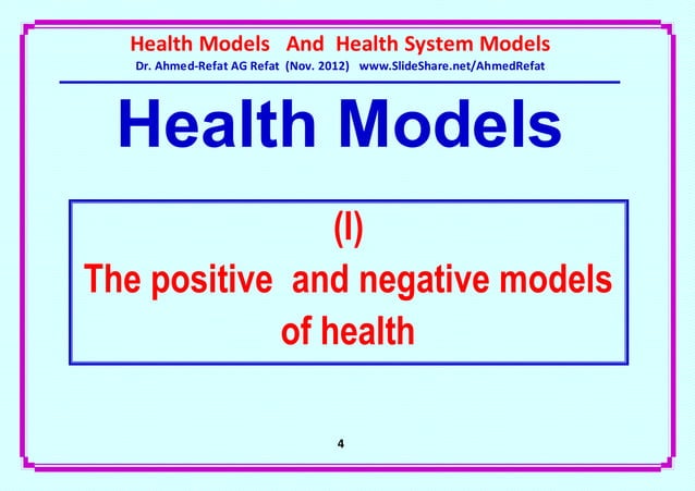 Health system models-an overview | PDF