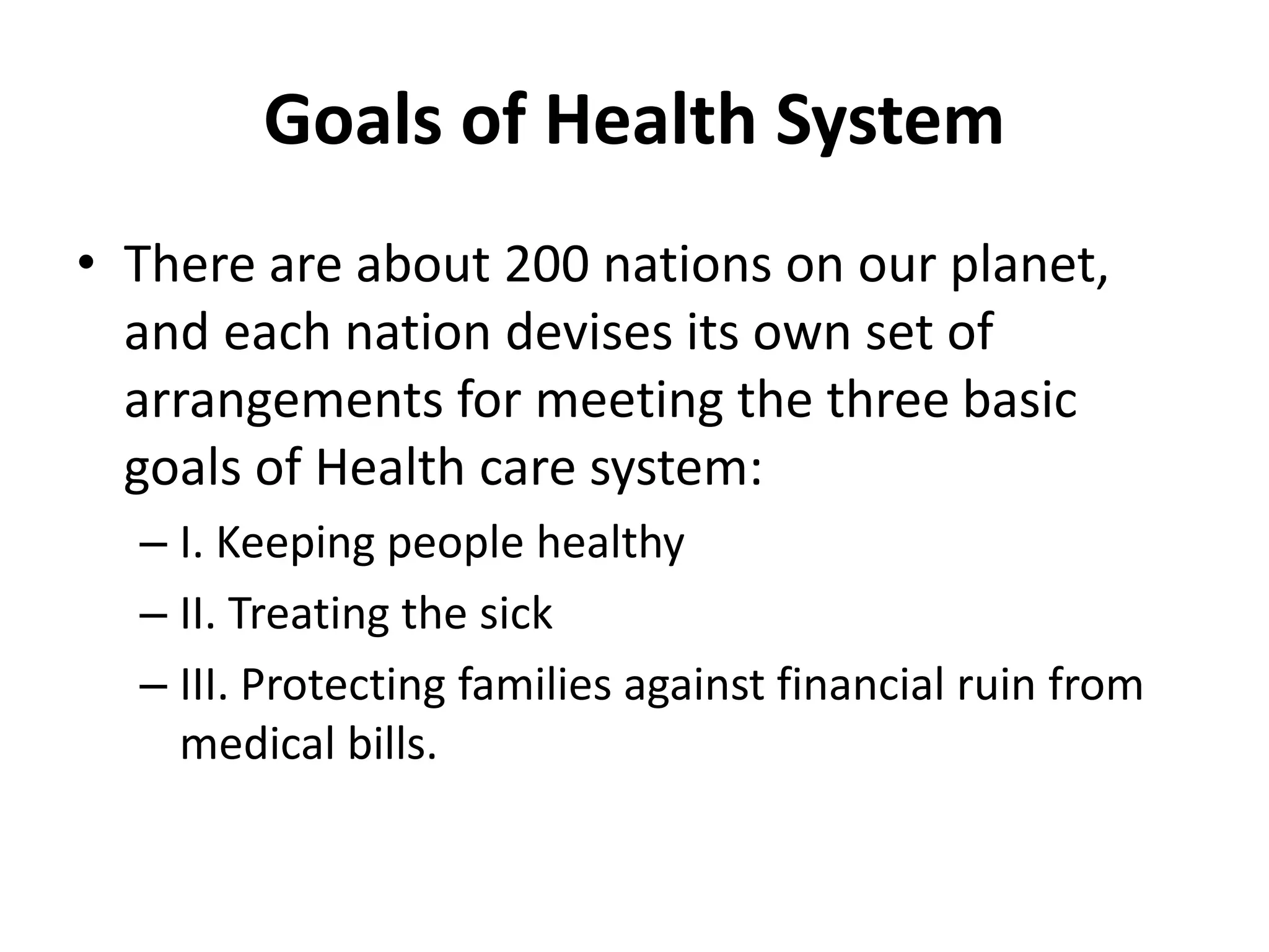 Health system models | PPTX