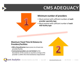 Network Adequacy For Health Systems | PPTX