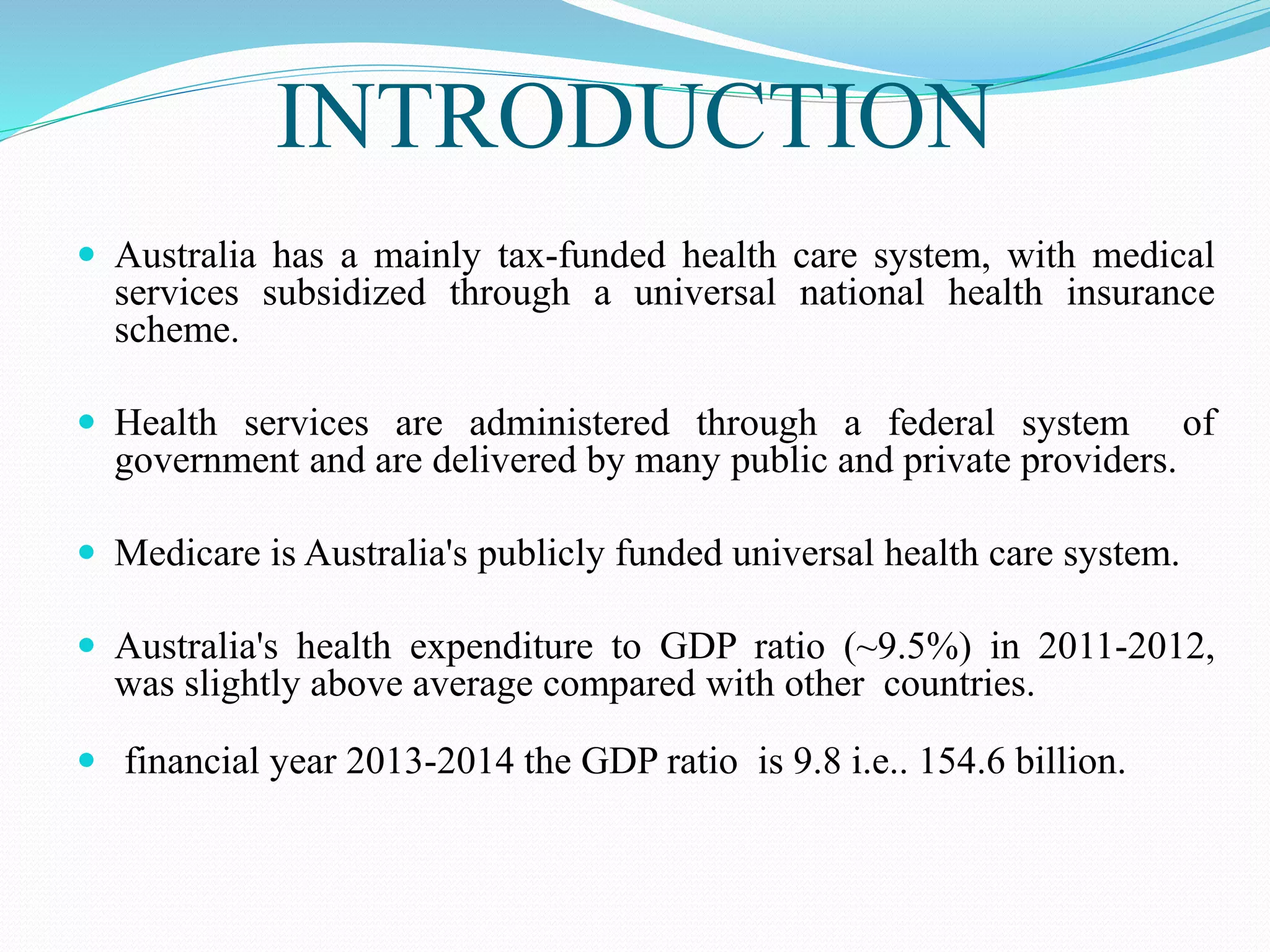Health system of Australia | PPTX