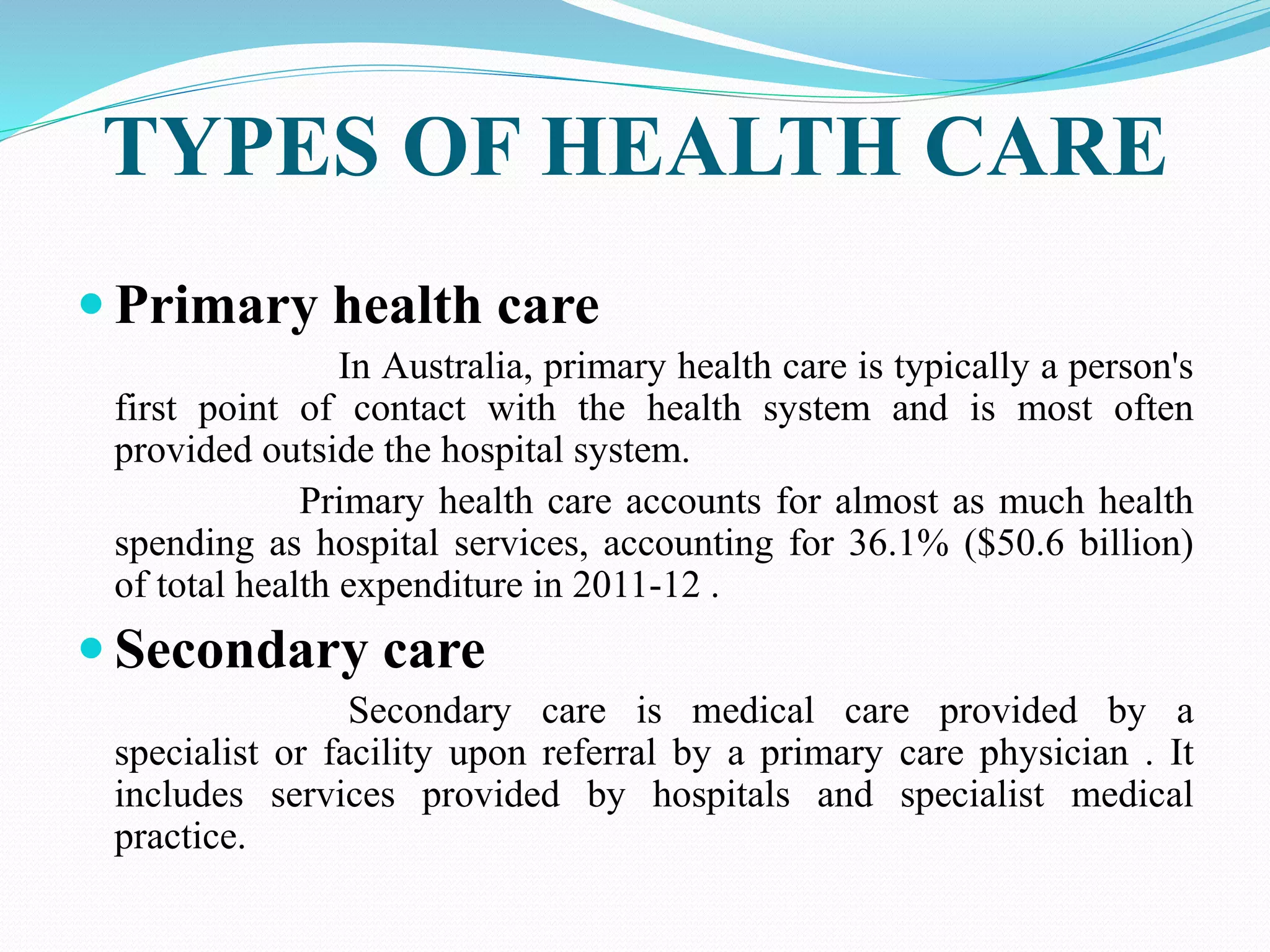 Health system of Australia | PPTX