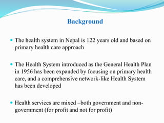 Health System of Nepal | PPTX