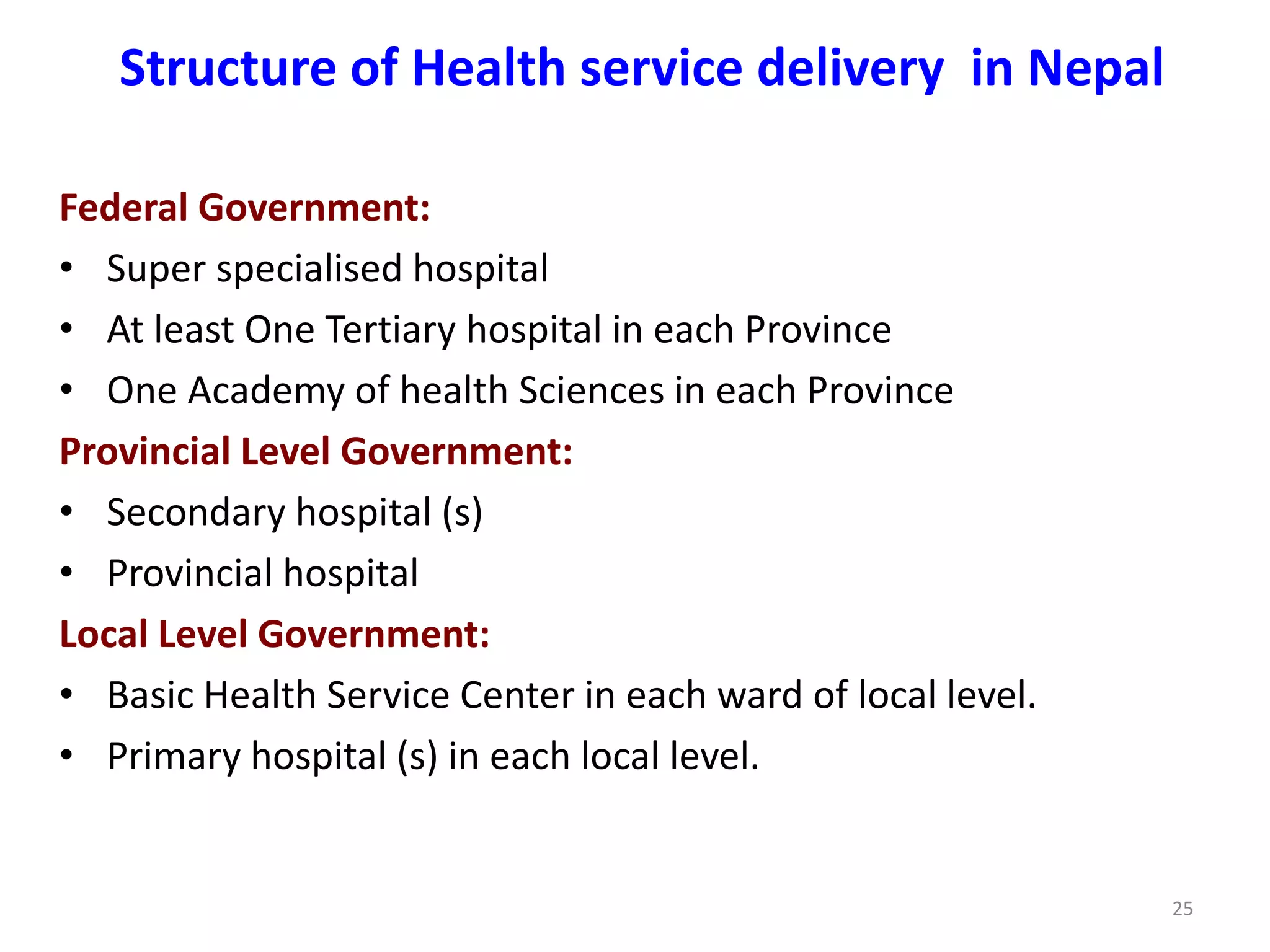 Health system of nepal | PPTX