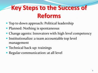 Health system reform overall | PPT