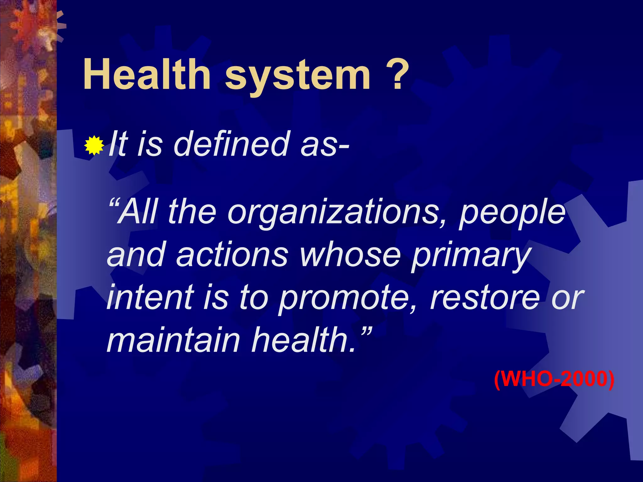 Health system research designs and methods | PPT