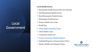 Organization Structure of Public Health System in Nepal | PPTX