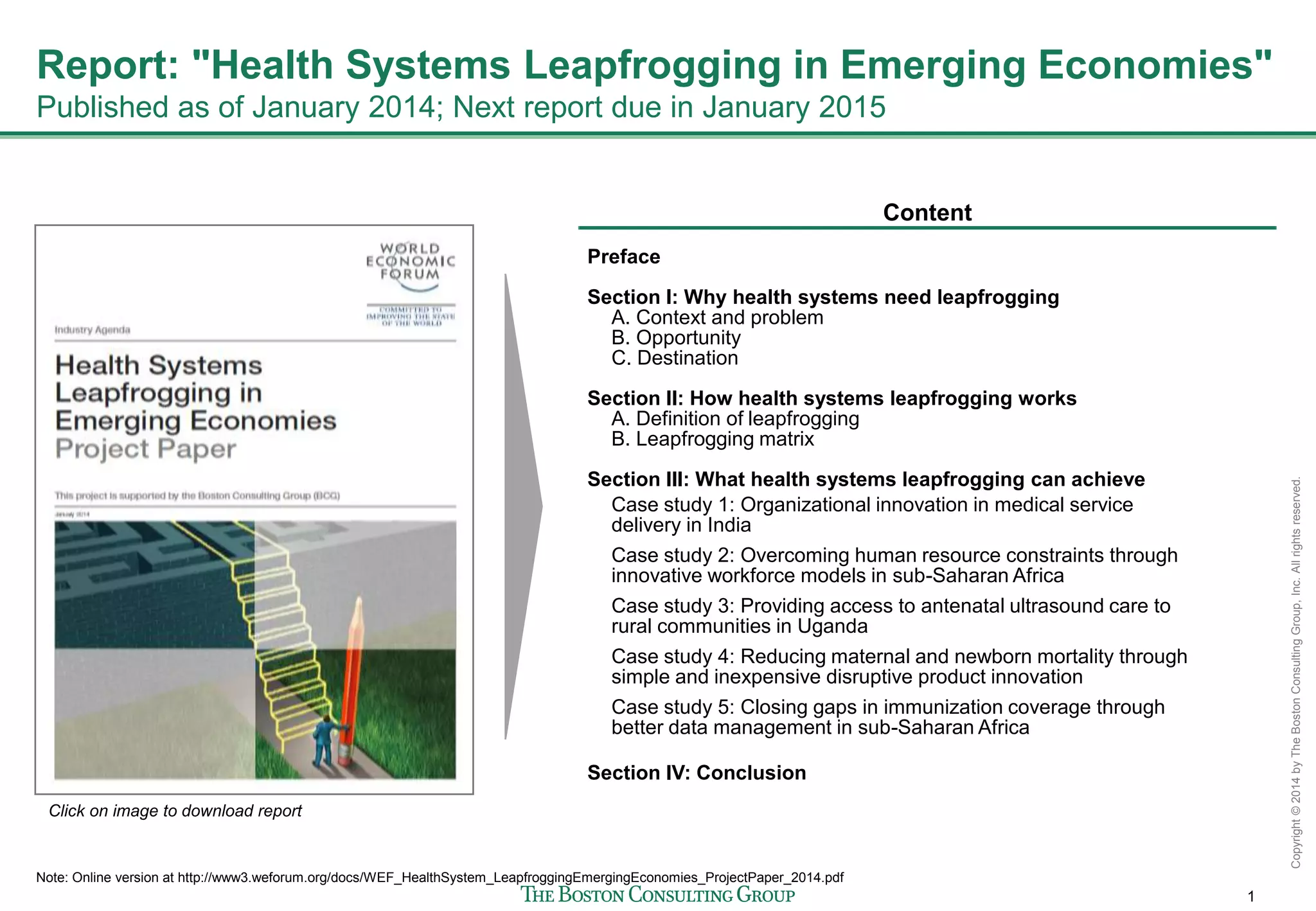 Health Systems Leapfrogging in Emerging Economies | PPTX