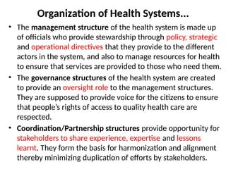 HEALTH SYSTEMS ORGANIZATION STRUCTURE AND DESIGN 2 (1).pptx