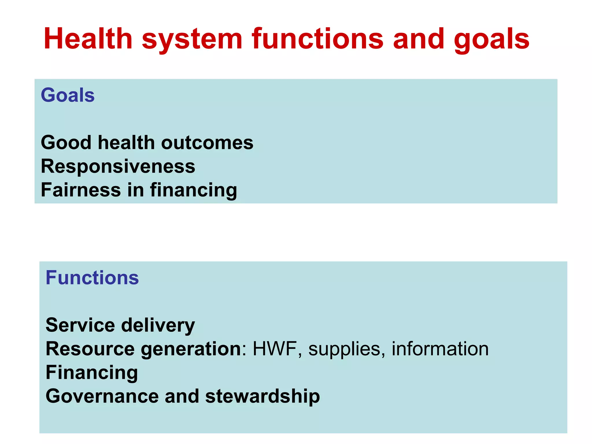 Health systems strengthening 19 jan mph | PPT