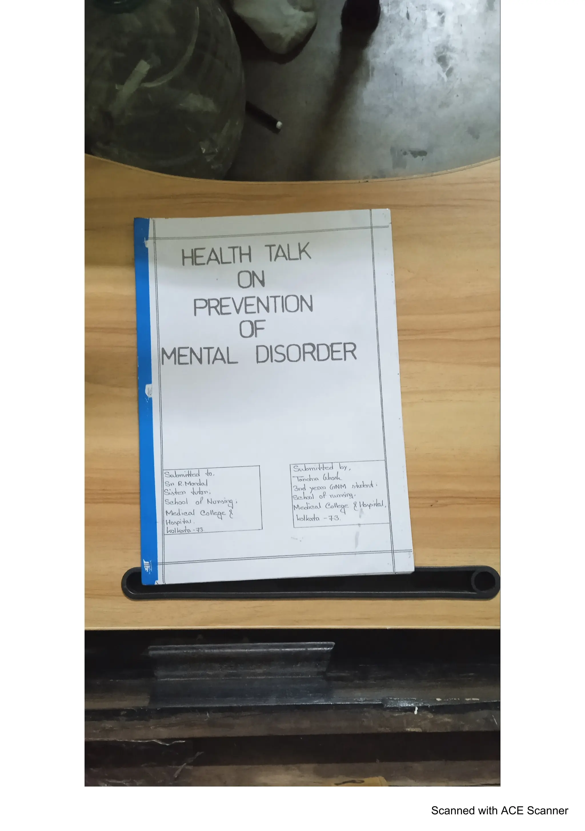health talk and lesson plan on prevention of mental disorder.pdf