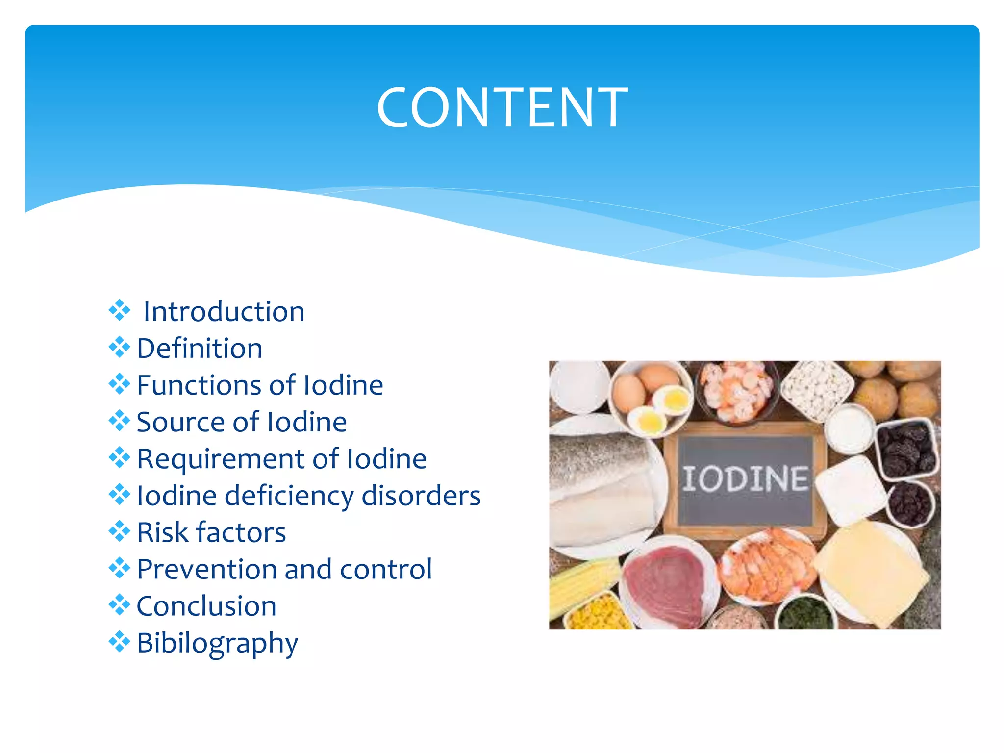 Health talk on iodine deficiency | PPTX