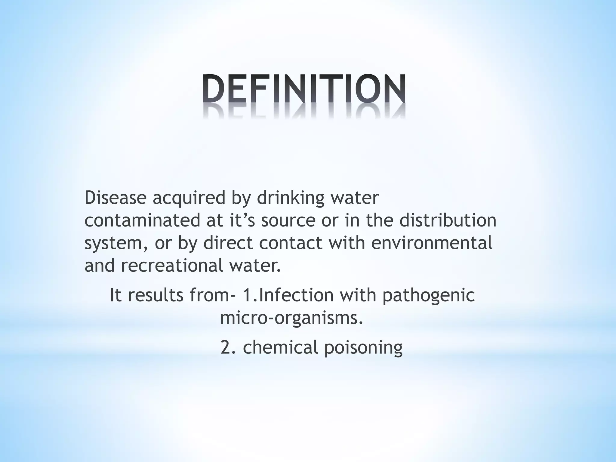 Health talk on prevention from water borne diseases 2 | PPTX