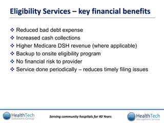 Health Tech Eligibility Services | PPT