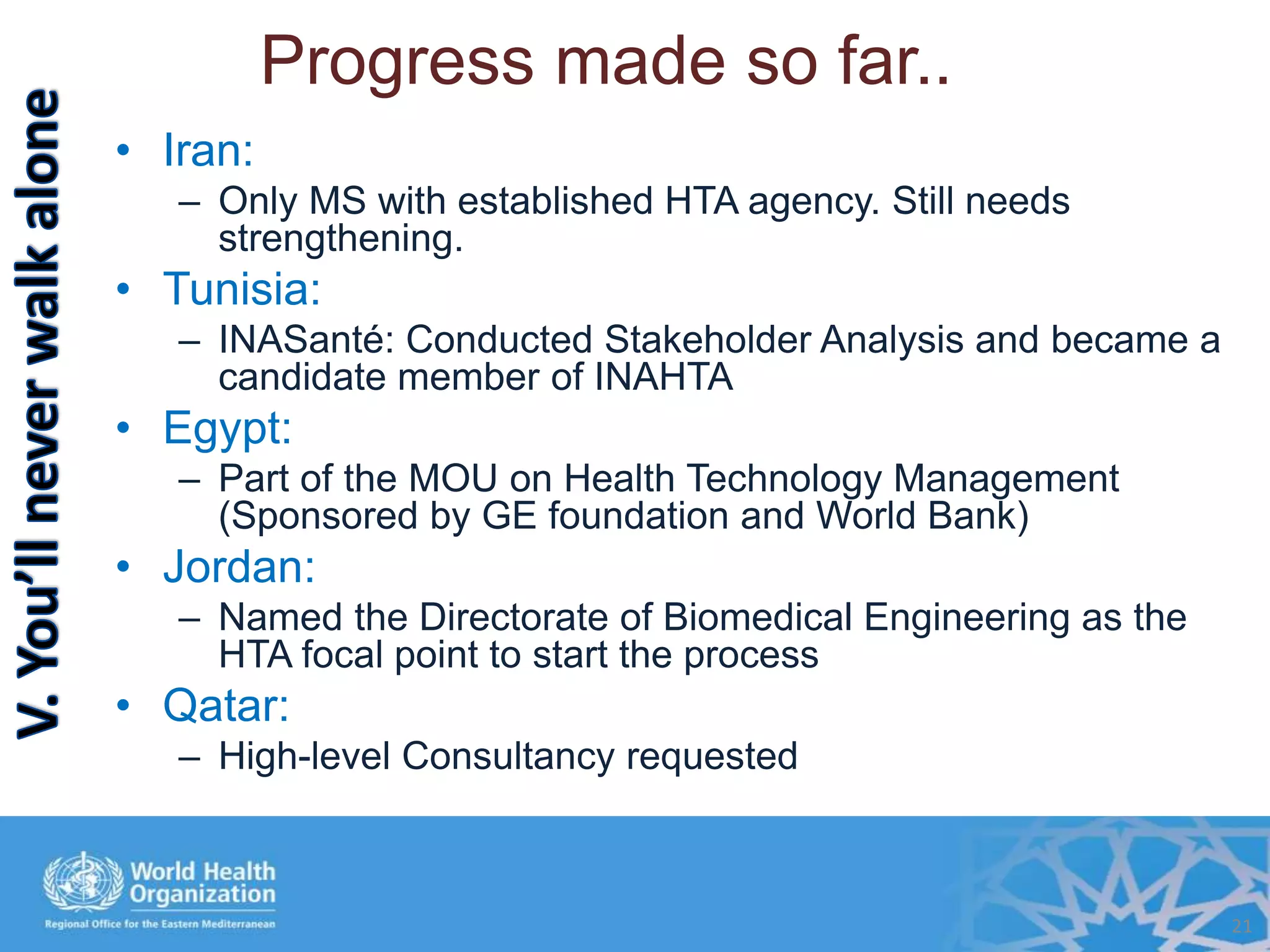 Health Technology Assessment (HTA): a tool for evidence-informed ...