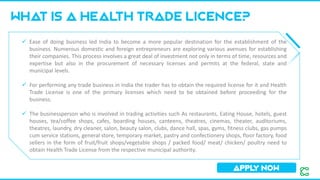 Health trade licence | PPT