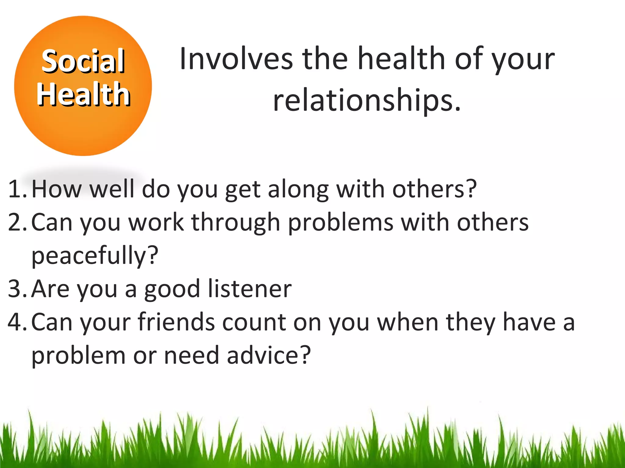 Health triangle | PPT