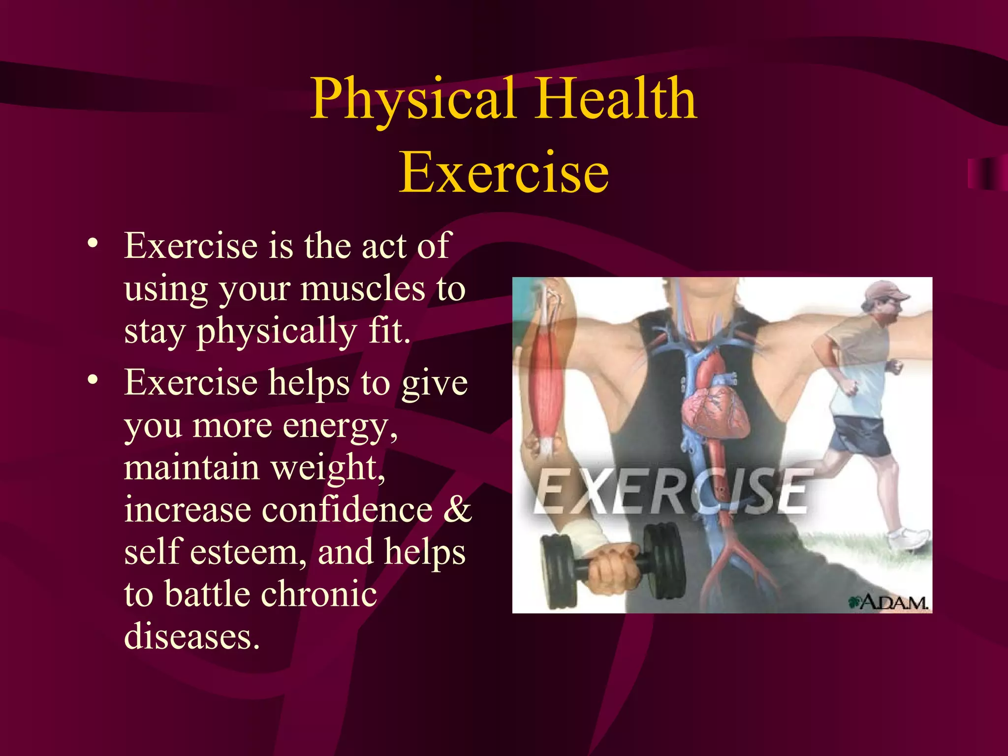 Health triangle powwr point | PPT | Mental Health | Diseases and Conditions