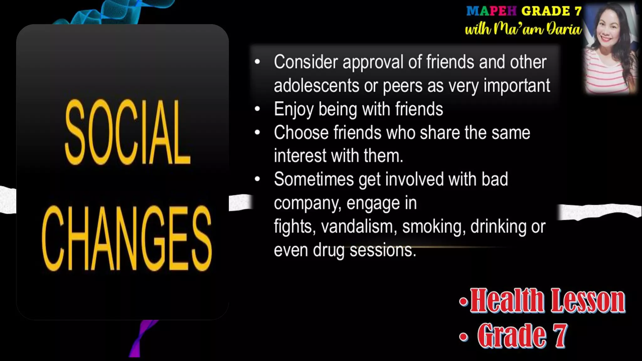 HEALTH GR. 7 1ST QUARTER CHANGES IN ADOLESCENT LESSON 3-4 | PDF