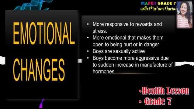 HEALTH GR. 7 1ST QUARTER CHANGES IN ADOLESCENT LESSON 3-4 | PPT