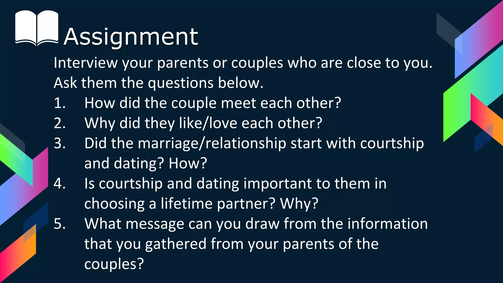 Courtship, Dating, and Marriage - MAPEH 8 (Health 2nd Quarter) | PPTX