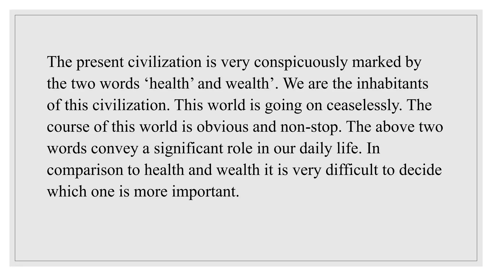 Health Vs Money.pptx